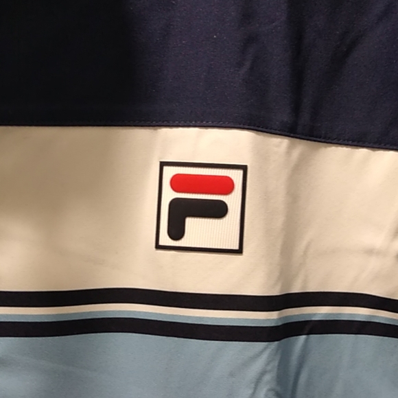 Fila | Jackets & Coats | Fila Mens Legend Tennis Jacket Navy And Placid ...